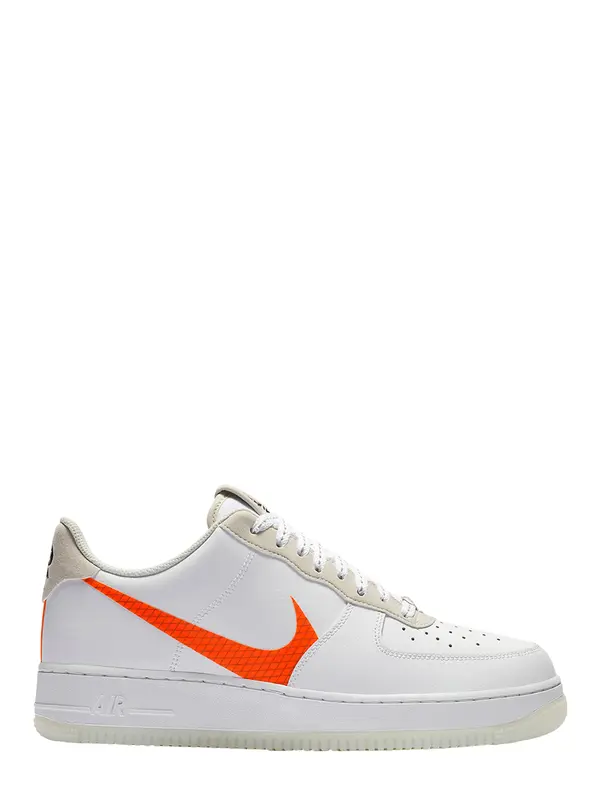 Nike Air Force 1 Low 'orange Swoosh - White