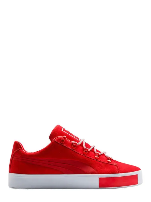 PUMA Daily Paper X Court Platform Sneakers - Red