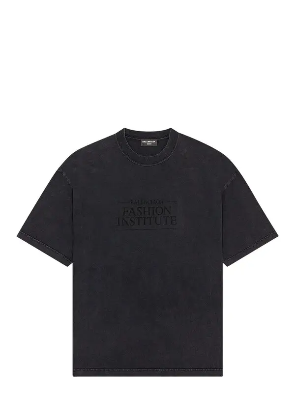 Balenciaga Medium Fit T-shirt 'washed - Black