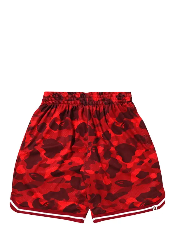 A BATHING APE Wide-fit Basketball Shorts - Red