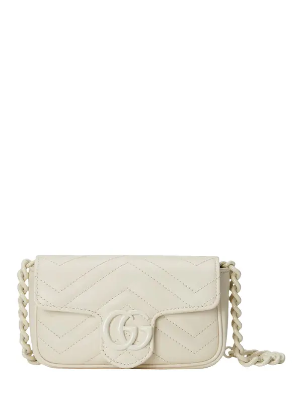 Gucci Gg Marmont Belt Bag - White