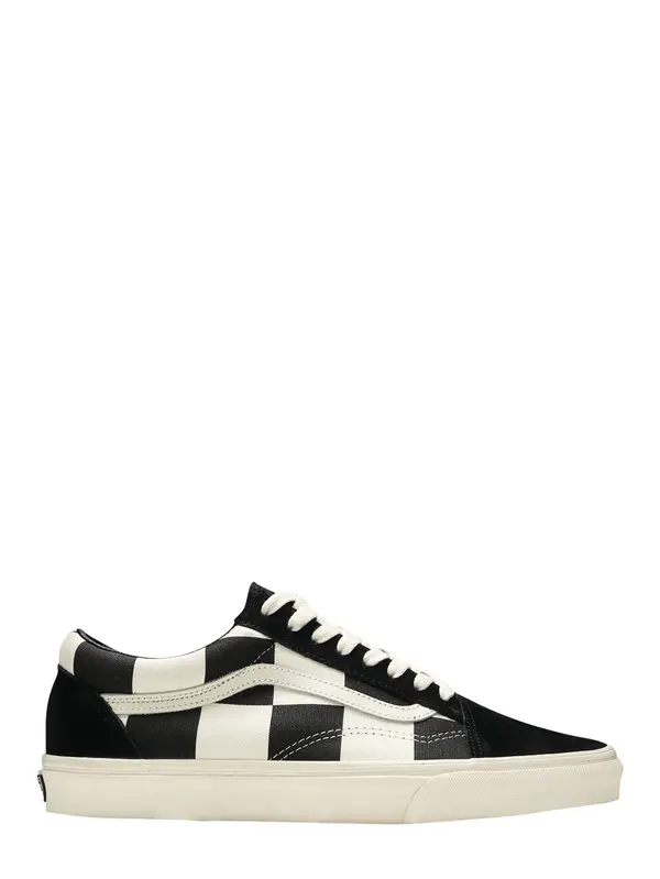 VANS Old Skool Checkerboard Sneakers - Black