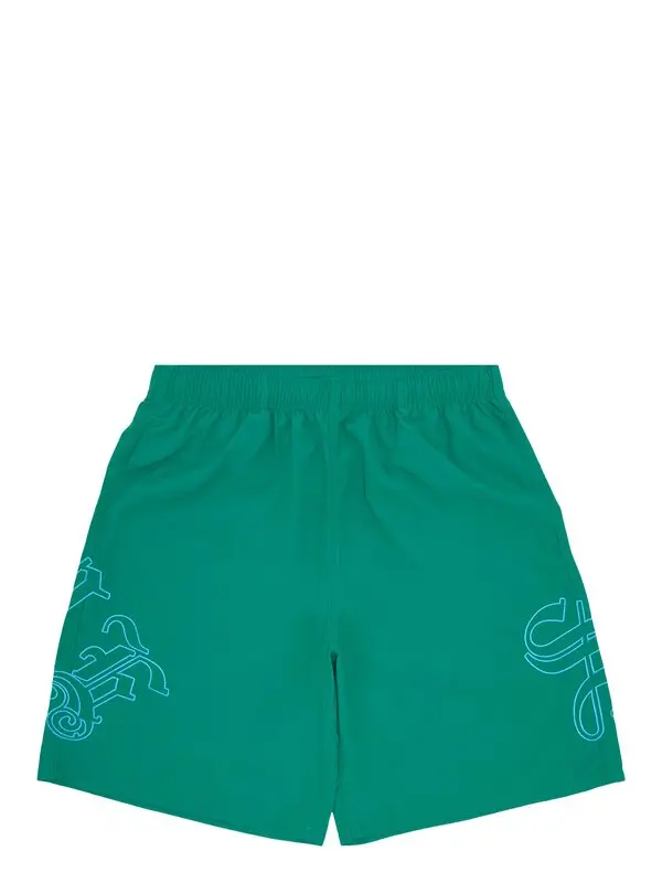 Supreme Old English Nylon Short - Green