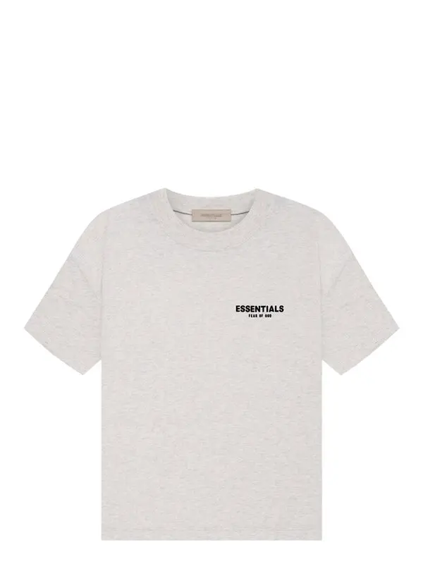 Fear Of God Light Oatmeal Tee - Grey