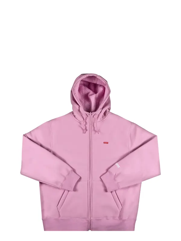 Supreme X Windstopper Zip Up Hooded Sweatshirt - Pink