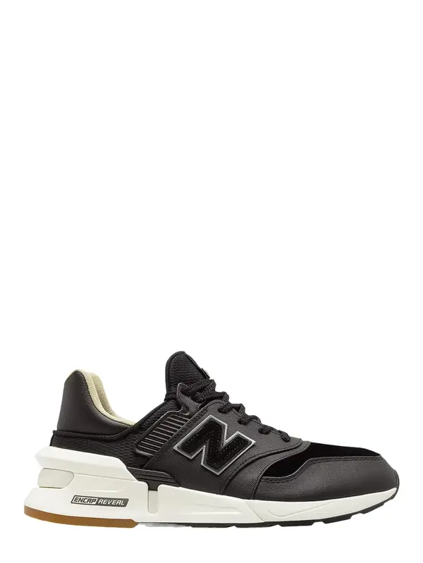 NEW BALANCE 997s Saffiano Leather Sneakers - Black