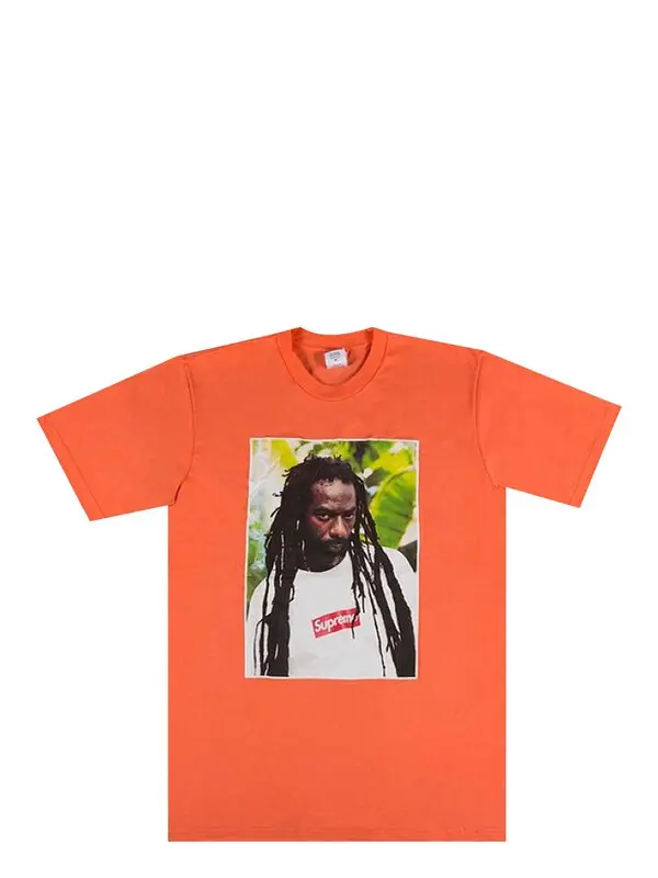 Supreme Buju Banton Tee 'neon - Orange
