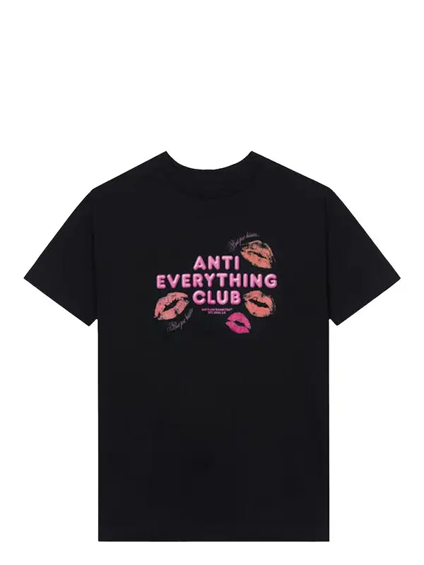 ANTI SOCIAL SOCIAL CLUB Anti Everything Club T-shirt - Black
