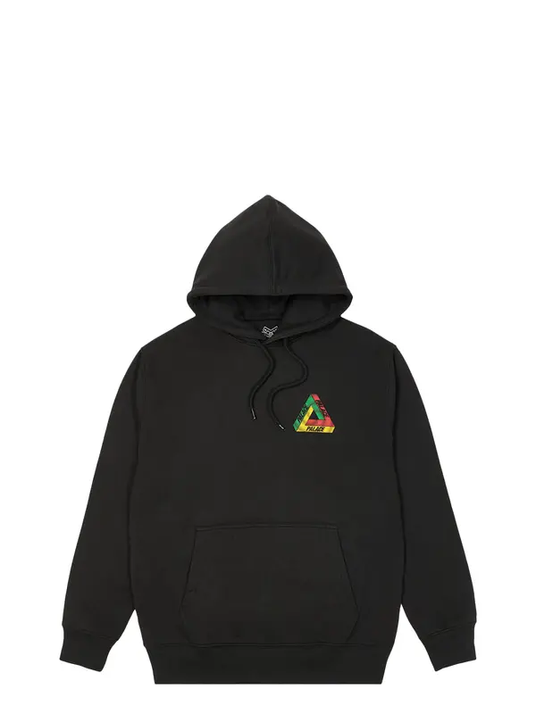 PALACE Swirl Tri-ferg Hood - Black