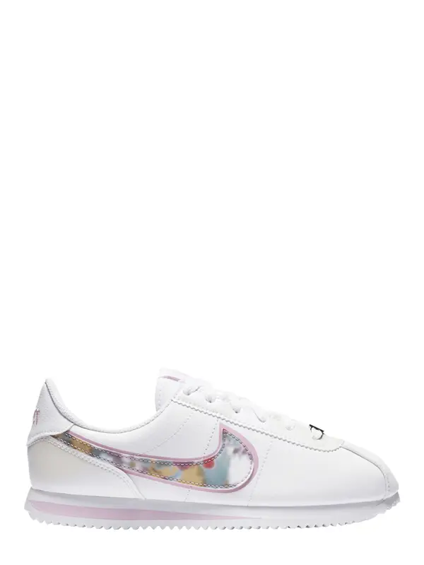 Nike Cortez Se Fuzzy Floral Print Sneakers - Pink