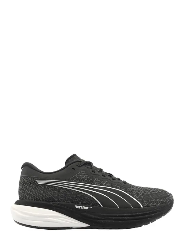 PUMA Deviate Nitro 2 Wtr Metallic Silver Sneakers - Black