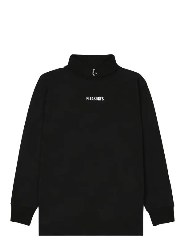 PLEASURES Gathering Turtleneck - Black
