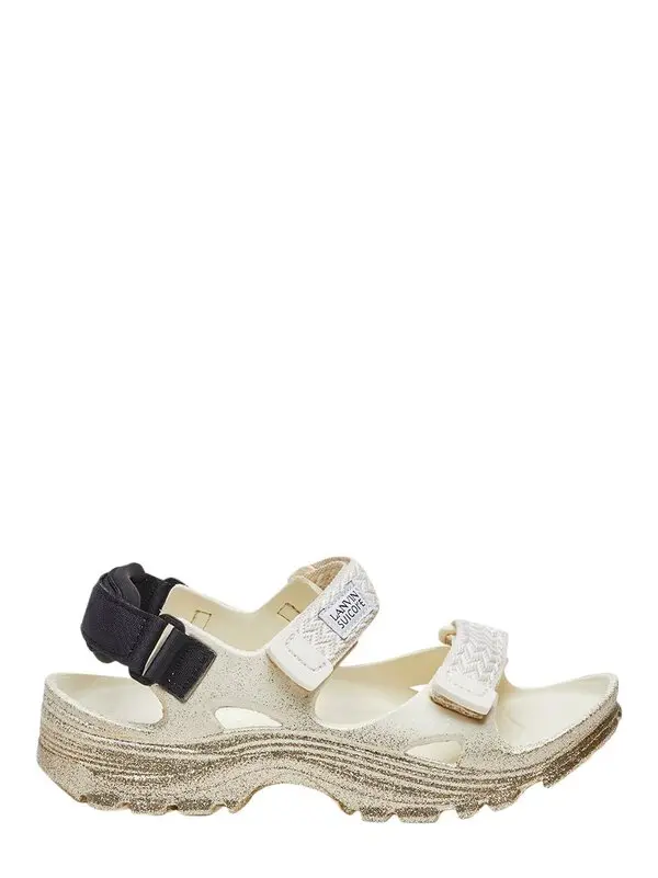 Suicoke Lanvin X Wake Curb Sandals - Gold