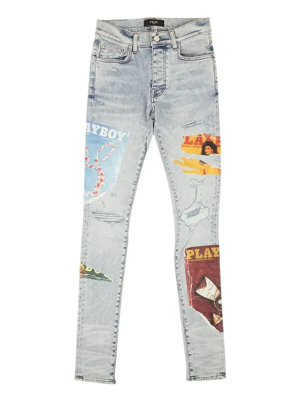 Amiri X Playboy Magazine Jean - Blue
