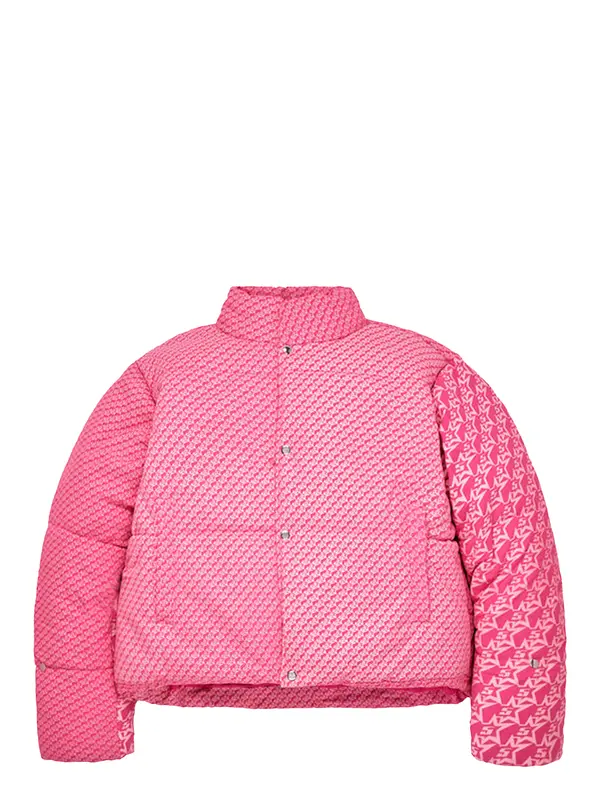 SP5DER 5star P*nk Puffer Jacket - Pink