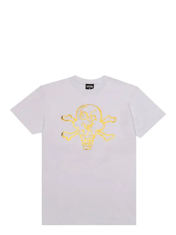 ICECREAM Metallic Short-sleeve Tee - White