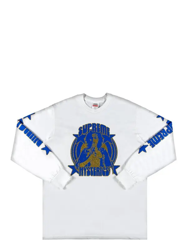 Supreme X Hysteric Glamour Long-sleeve Tee - White
