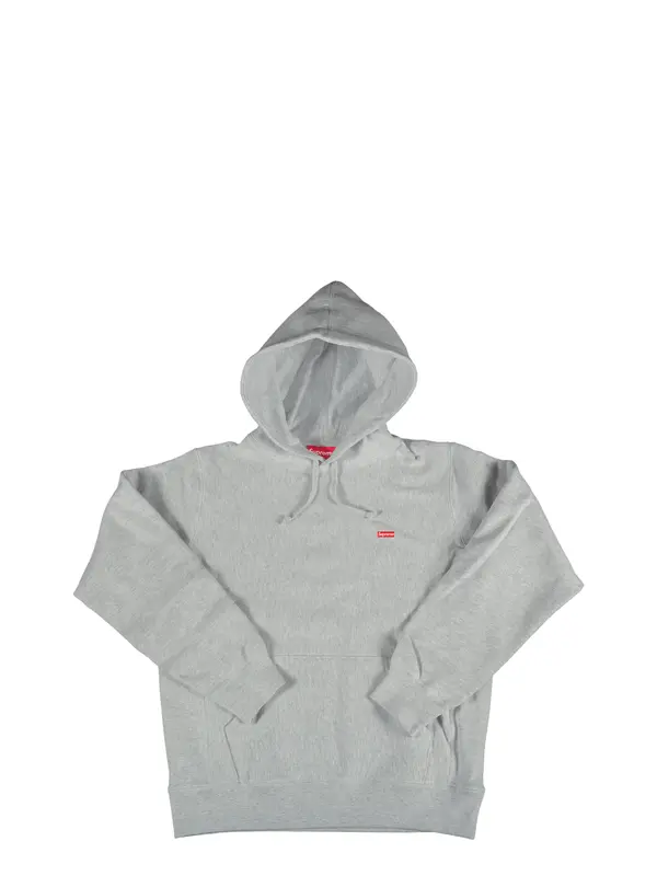 Supreme Enamel Small Box Hooded Sweatshirt - Grey