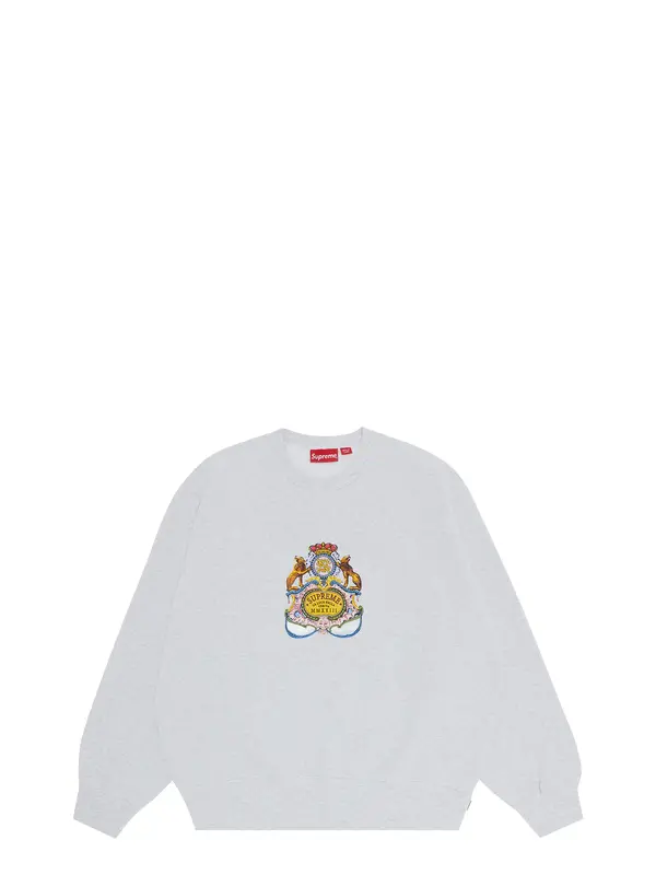 Supreme Crest Crewneck - Grey