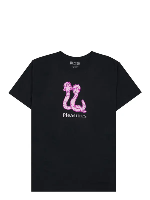 PLEASURES Mud Pigment T-shirt - Black