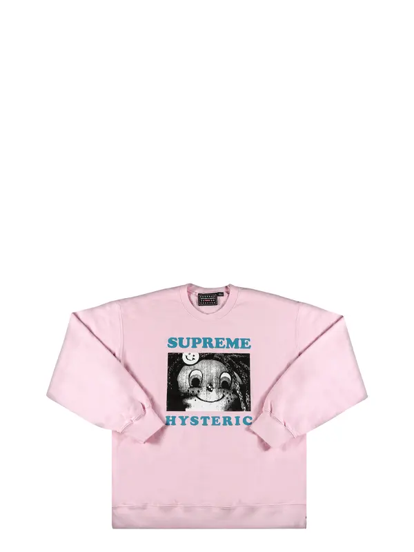 Supreme X Hysteric Glamour Crewneck - Pink