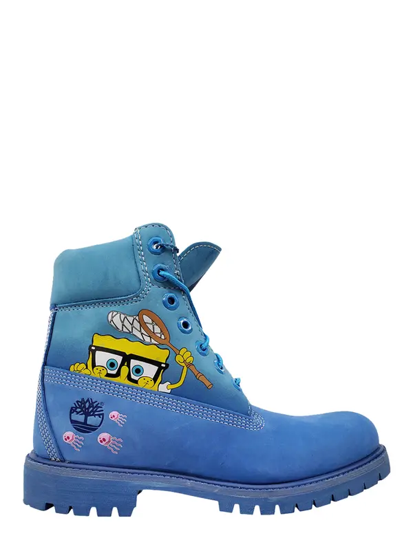 Timberland Spongebob Squarepants X 6-inch Premium Waterproof Boot - Blue