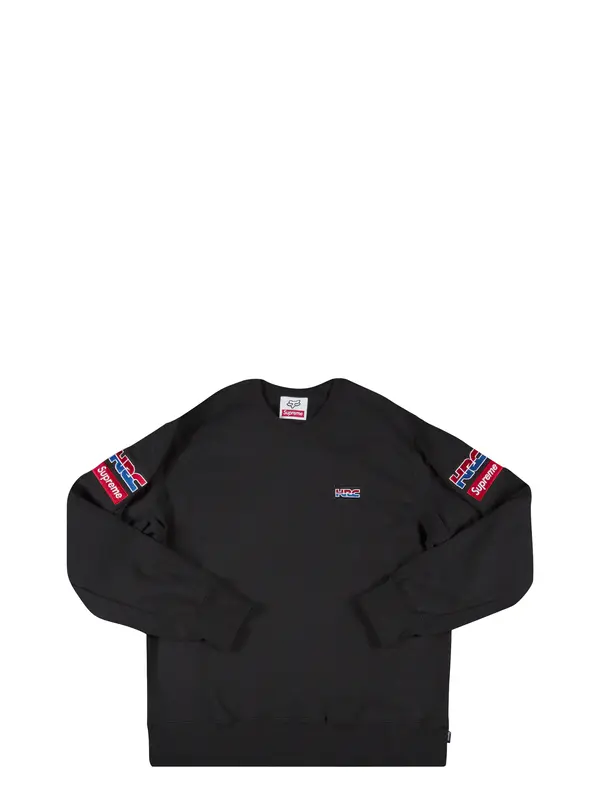 Supreme X Honda Fox Racing Crewneck - Black
