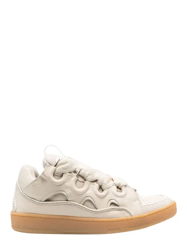 LANVIN Curb Sneakers - Cream