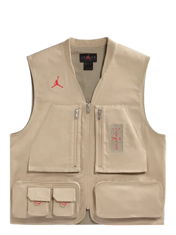 CACTUS JACK BY TRAVIS SCOTT X Jordan Utility Vest - Tan