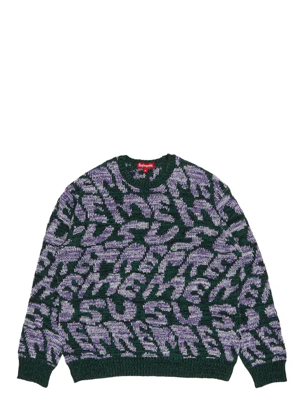 Supreme Stacked Sweater - Green