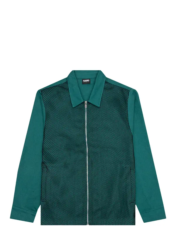 PLEASURES Flirt Work Jacket - Green