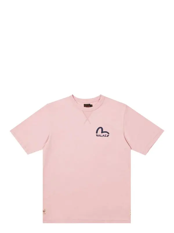PALACE X Evisu Seagull T-shirt Nectar - Pink