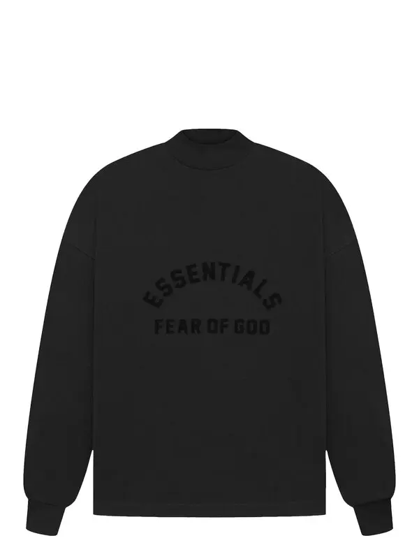 Fear Of God Long Sleeve Tee 'jet - Black