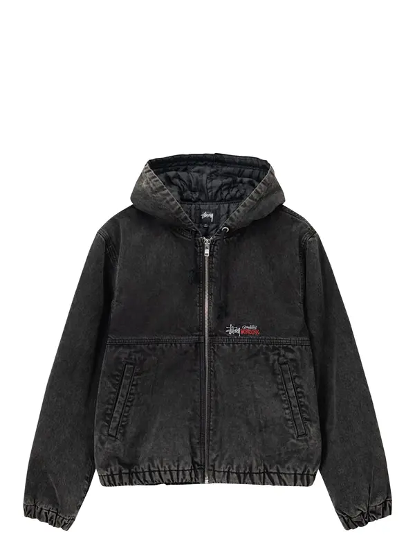 StÜssy Double Dye Work Jacket - Black