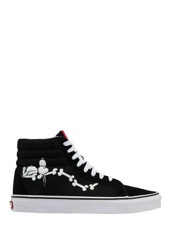 VANS X Peanuts Sk8-hi Reissue 'snoopy Bones' Sneaker - Black