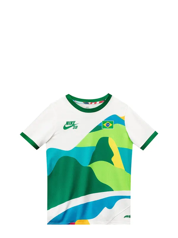 Nike X Parra Brazil Federation Kit Crew Jersey - White
