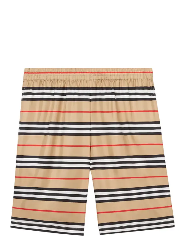 Supreme X Burberry Silk Twill Shorts - Tan