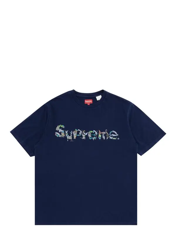 Supreme Animal Kingdom Short-sleeve Top 'dark Navy - Blue
