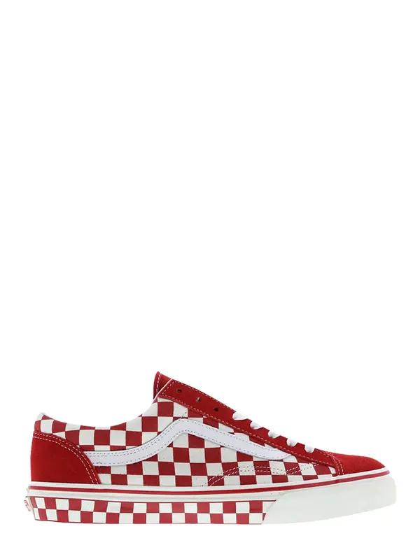VANS Style 36 Checkerboard Sneakers - Red
