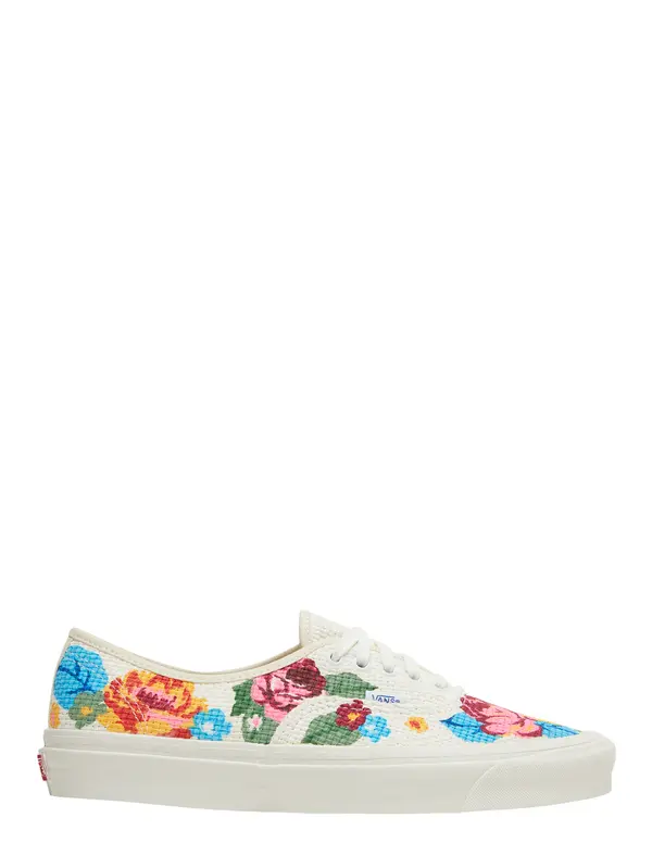 VANS Authentic 44 Dx Anaheim Factory Floral Sneakers - White