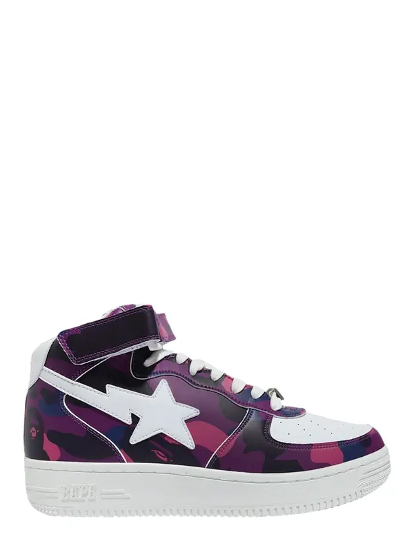 BAPE Sta Mid Sneakers - Purple