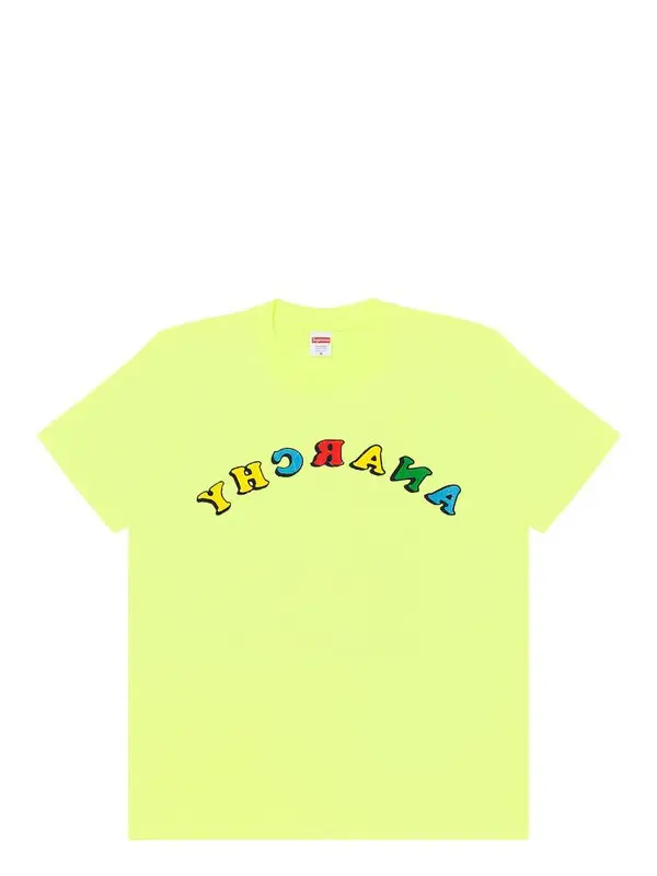 Supreme X Jamie Reid Anarchy Tee 'bright - Yellow