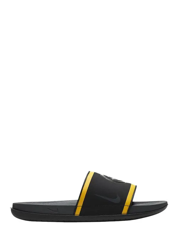 Nike Nfl X Offcourt Slide ‘pittsburgh Steelers - Black