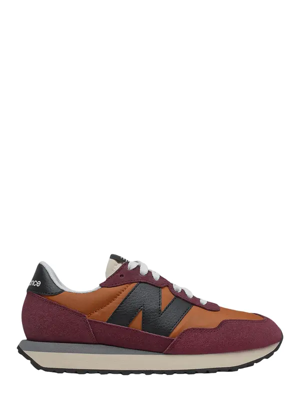 NEW BALANCE 237 'burgundy Vintage Sneakers - Orange