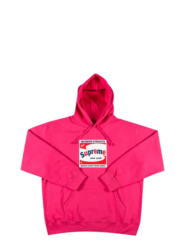 Supreme Shine Hooded Sweatshirt - Pink