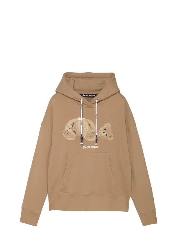 Palm Angels Bear Hoodie - Brown