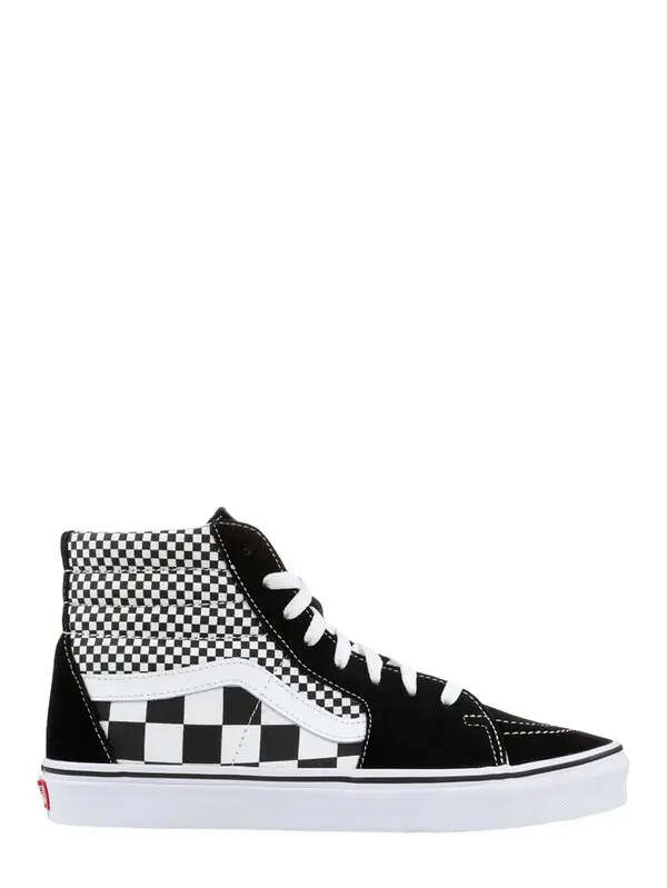 VANS Sk8-hi Mix Checker Sneakers - Black