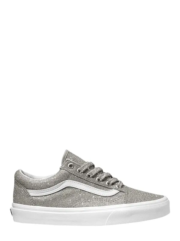 VANS Old Skool Lurex Glitter Sneakers - Silver