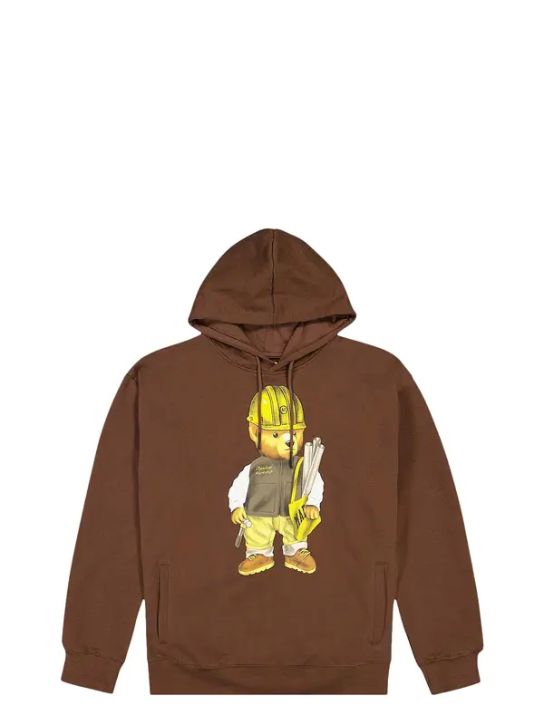 MARKET Workshop Bear Hoodie - Brown