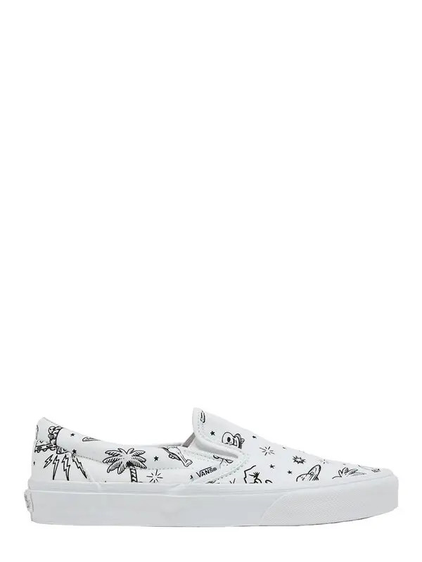 VANS Classic Slip-on 'unidentified U-paint - White